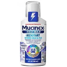 Mucinex Fast-Max Kickstart Severe Cold and Flu Medicine for Adults ...