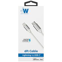 Just Wireless Lightning to USB-C Cable White | Walgreens