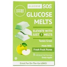 Glucose SOS Oral Melts Green Apple | Walgreens