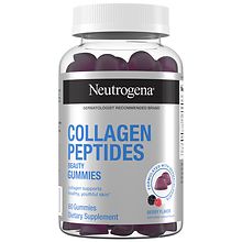 Neutrogena Collagen Peptides Beauty Gummies Berry | Walgreens