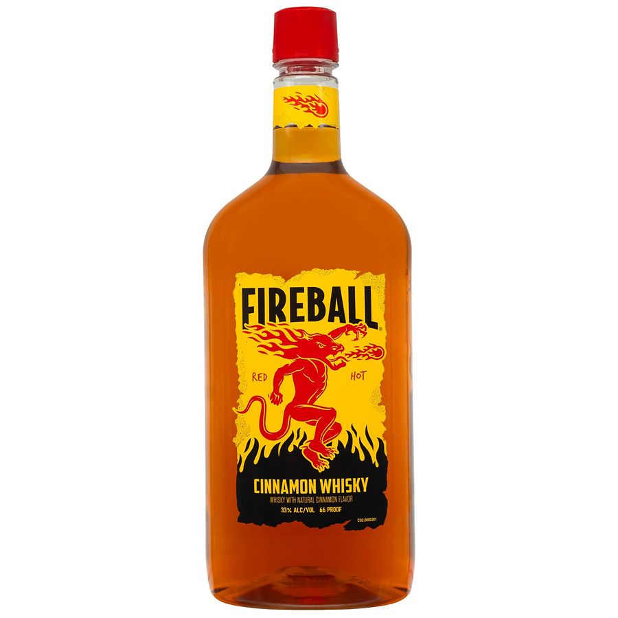 Fireball Cinnamon Whiskey, 66 Proof Cinnamon | Walgreens