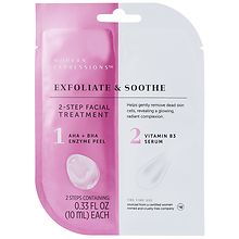 Modern Expressions Exfoliate & Soothe 2-Step Facial Treatment | Walgreens