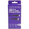 Infinitive USB C to C Braided Cable Black, Black | Walgreens