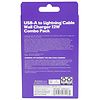 Infinitive USB-A to Lightning Cable Wall Charger 12W Combo Pack White ...