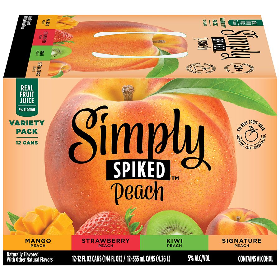 Simply Spiked Peach Variety Pack Assorted | Walgreens