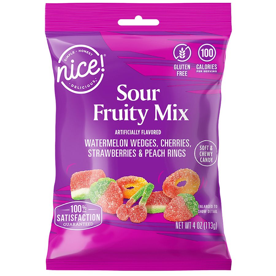 Nice! Sour Fruity Mix Gummies | Walgreens