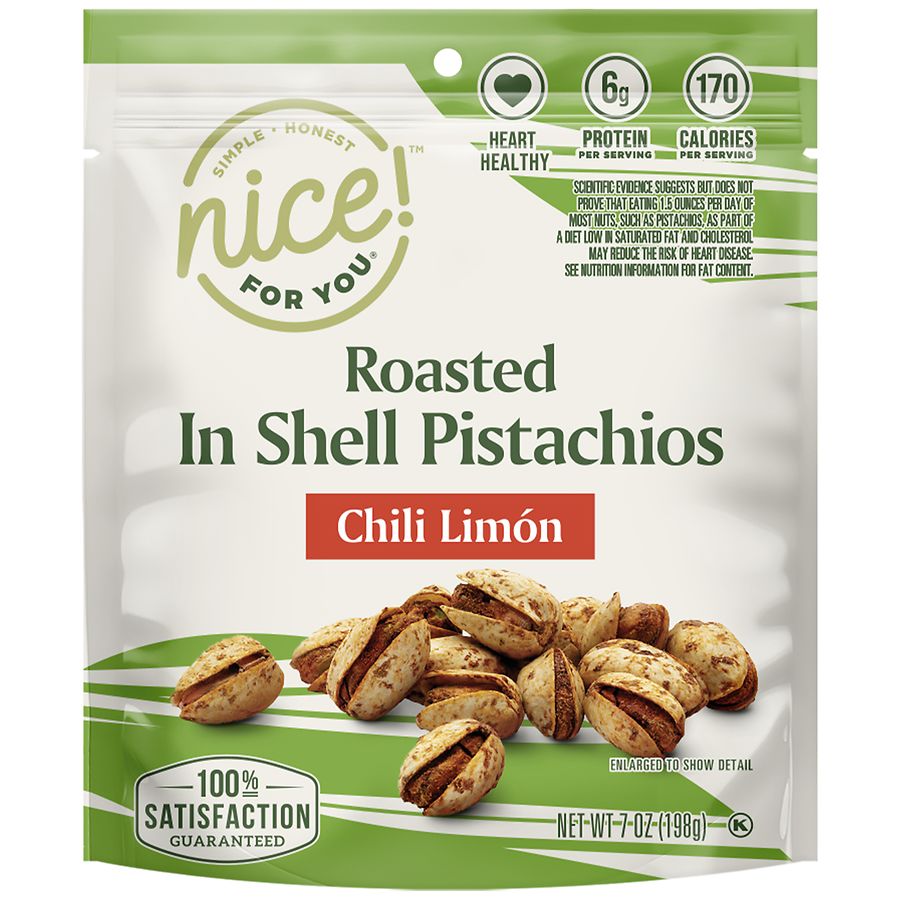 Nice! Roasted In Shell Pistachios Chili Limon | Walgreens