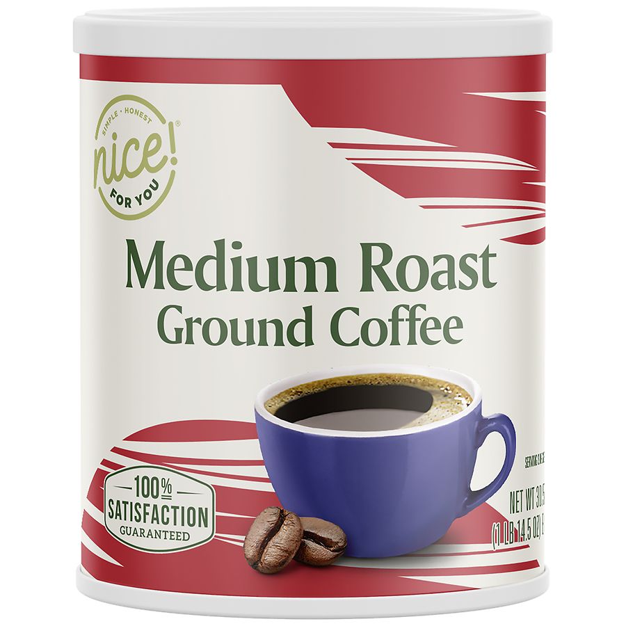Nice! Medium Roast Ground Coffee | Walgreens