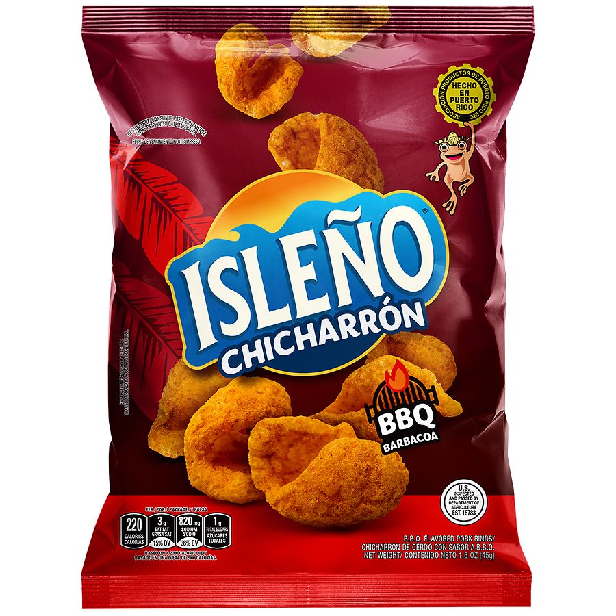 Isleno Chicharron Pork Rinds BBQ | Walgreens