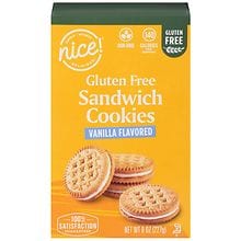 Nice! Sandwich Gluten Free Vanilla Flavored Cookies | Walgreens