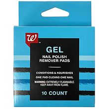 Walgreens Beauty Gel Nail Polish Remover Pads | Walgreens
