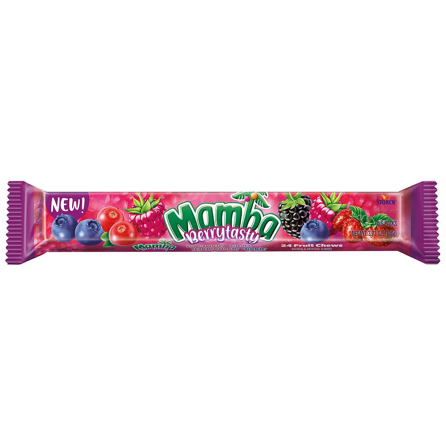 Mamba Fruit Chews Chewy Candy Berrytasty | Walgreens