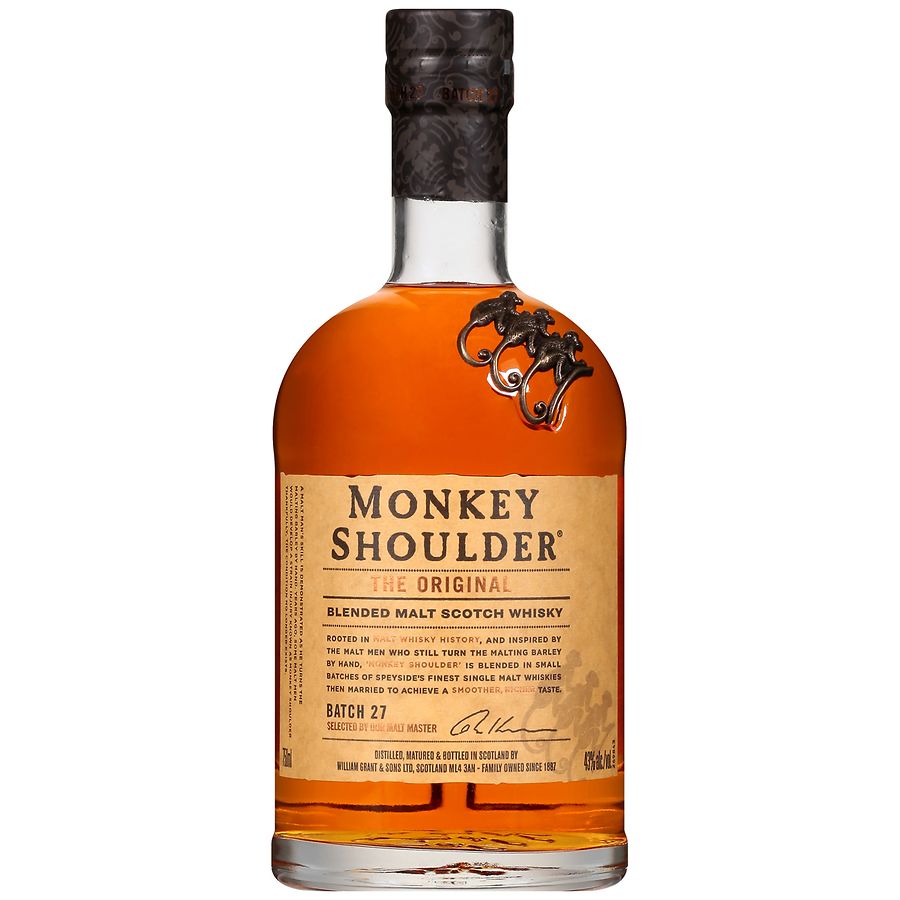Monkey Shoulder Blended Malt Scotch Whiskey | Walgreens
