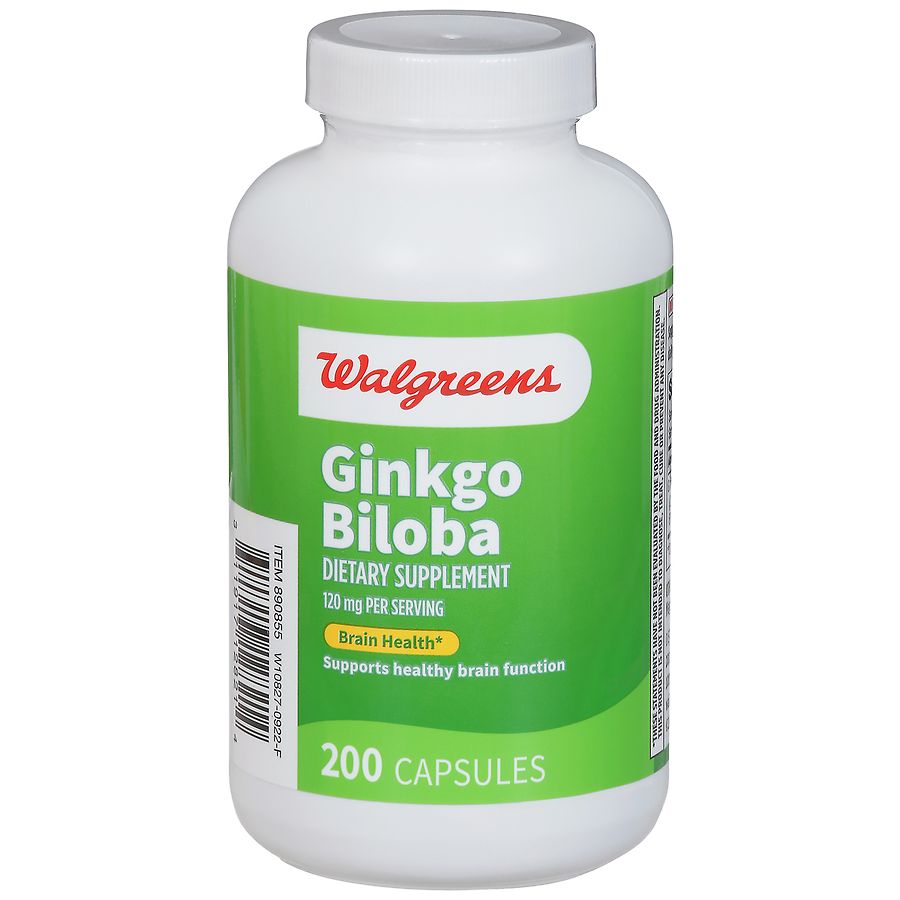 Walgreens Ginkgo Biloba 120 mg Capsules | Walgreens
