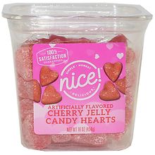 Nice! Jelly Candy Hearts Cherry | Walgreens