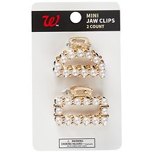 Walgreens Mini Jaw Clips, Pearl | Walgreens