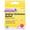 Walgreens Motion Sickness Relief Chewable Tablets Raspberry | Walgreens