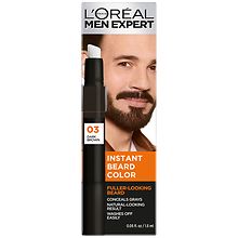 L'Oreal Paris Men's Expert Instant Temporary Beard Color, 03 Dark Brown ...