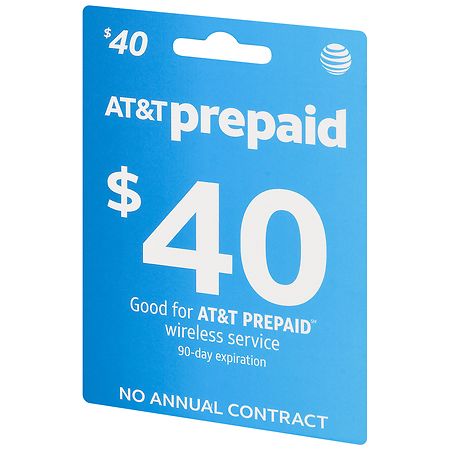 AT T Prepaid Gift Card 40