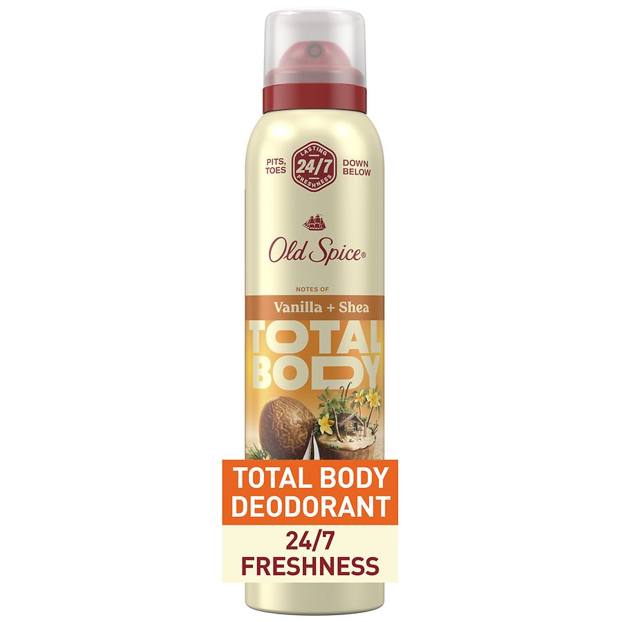 Old Spice Whole Body Deodorant for Men Vanilla + Shea | Walgreens