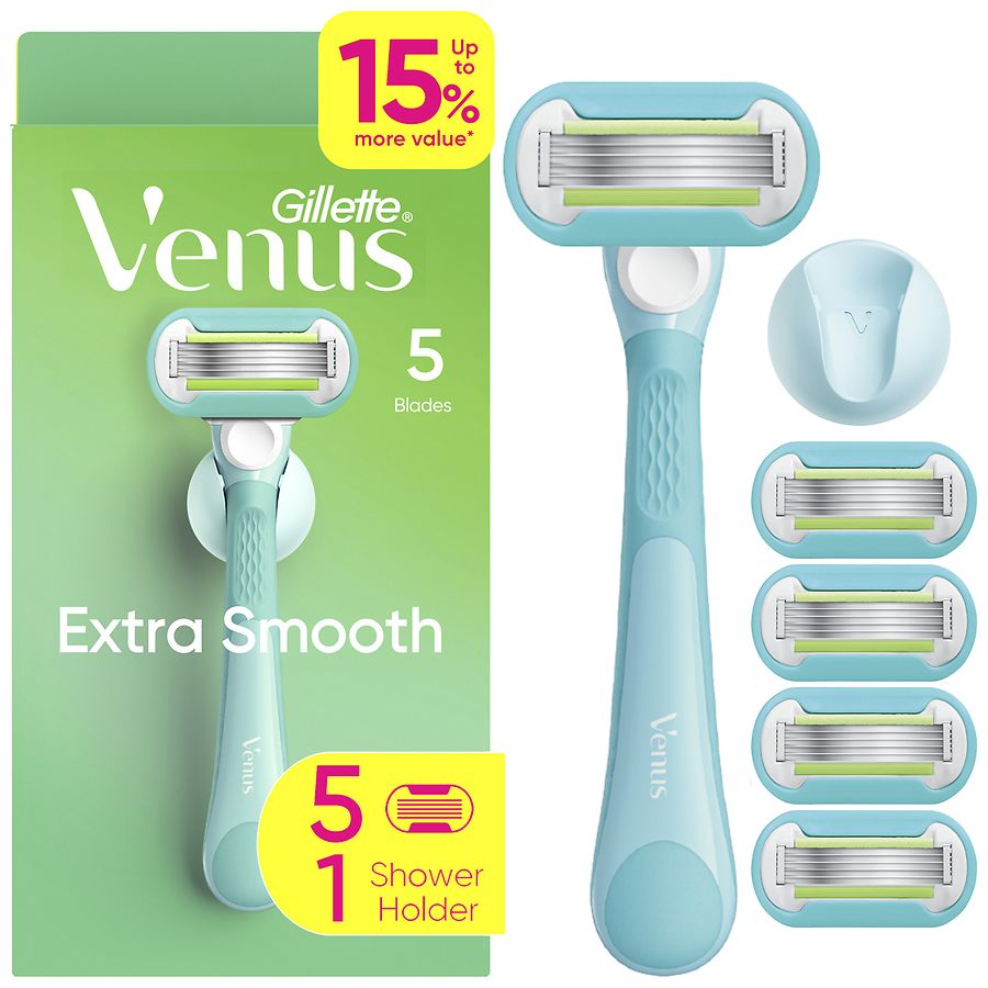 Gillette Venus Womens Razor with Reusable Razor Handle, Razor Blade ...