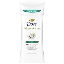 Dove Advanced Care Antiperspirant Deodorant Stick 72 Hour Odor Control ...