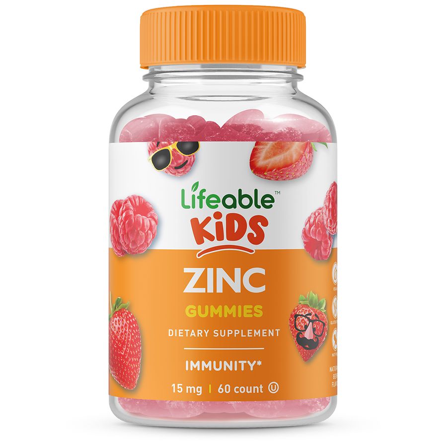 Lifeable Kids Zinc 15 mg - Immunity - Gummies Berry | Walgreens