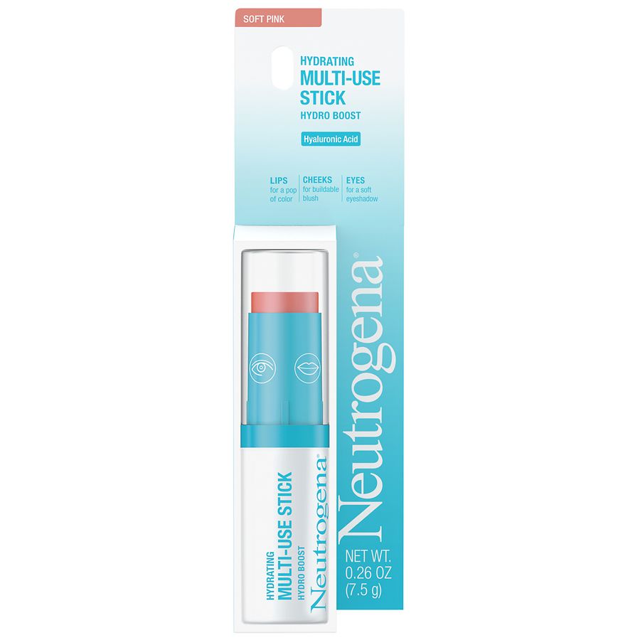 Neutrogena Hydro Boost Hydrating Multi-Use Stick, Soft Pink | Walgreens
