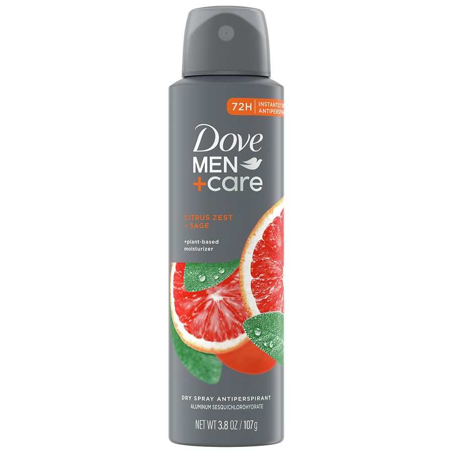 Dove Men+Care Antiperspirant Dry Spray 72 Hour Sweat and Odor ...