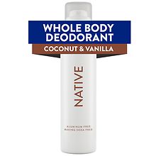 Native Aluminum Free Spray Deodorant Coconut and Vanilla | Walgreens