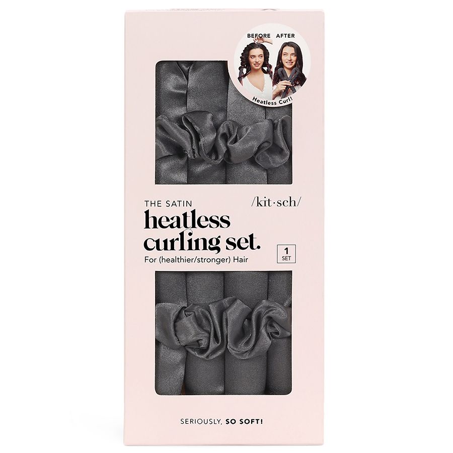 KITSCH Heatless Curling Set Charcoal | Walgreens