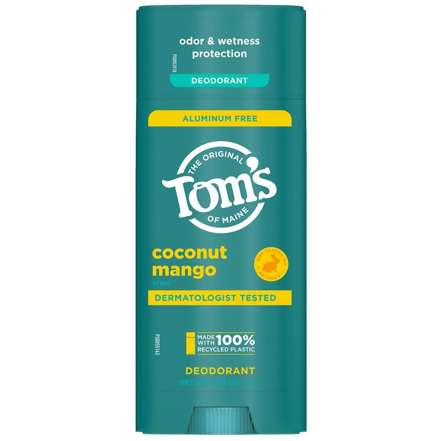 Tom's of Maine Natural Deodorant for Women and Men Aluminum Free ...