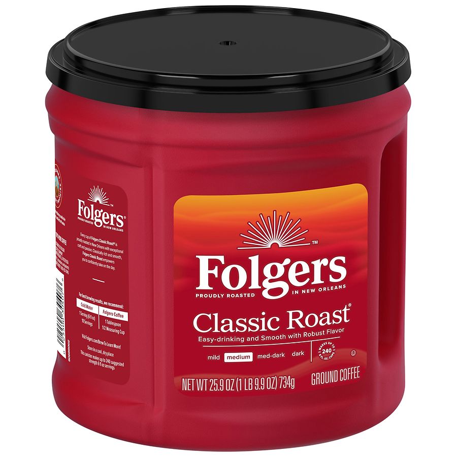 Folgers Ground Medium Classic Roast Coffee | Walgreens