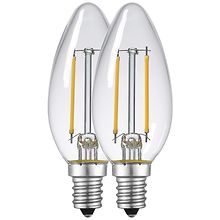 GLOBE LED Filament Light Bulbs Warm | Walgreens