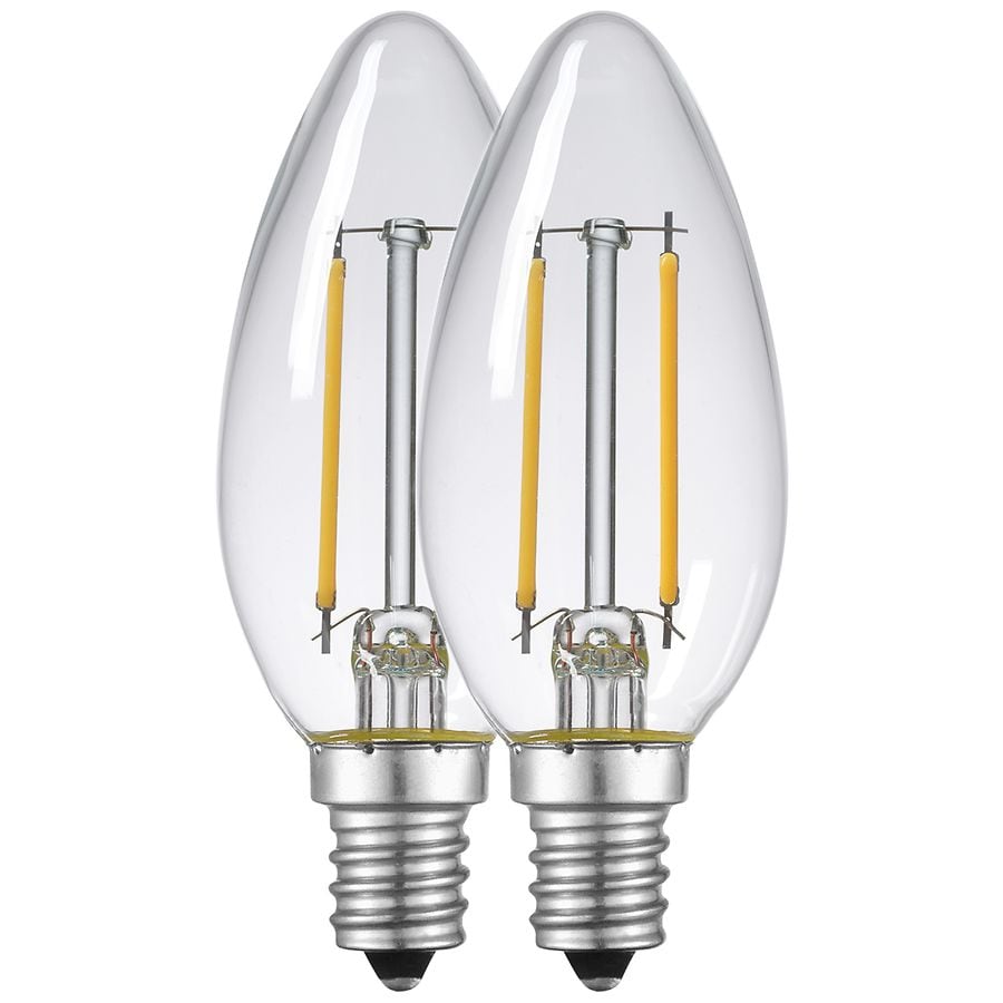 GLOBE LED Filament Light Bulbs Warm | Walgreens