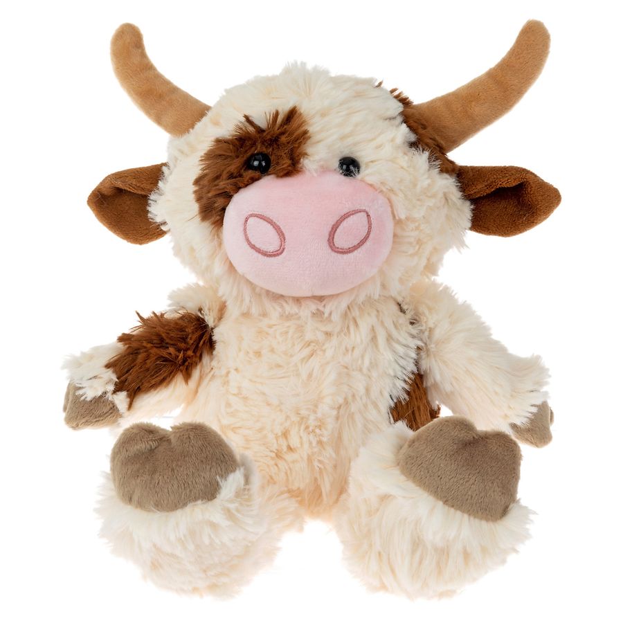 Hug Me Fuzzy Bull White & Brown | Walgreens