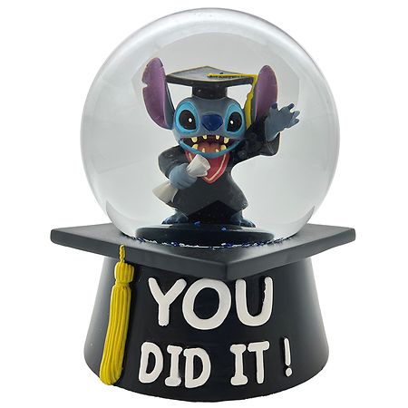 Disney Stitch Graduation Waterglobe | Walgreens