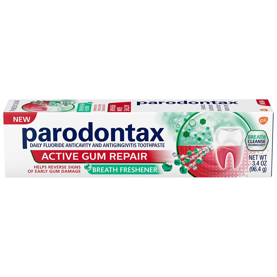 PARODONTAX Active Gum Repair Toothpaste Breath Freshener | Walgreens
