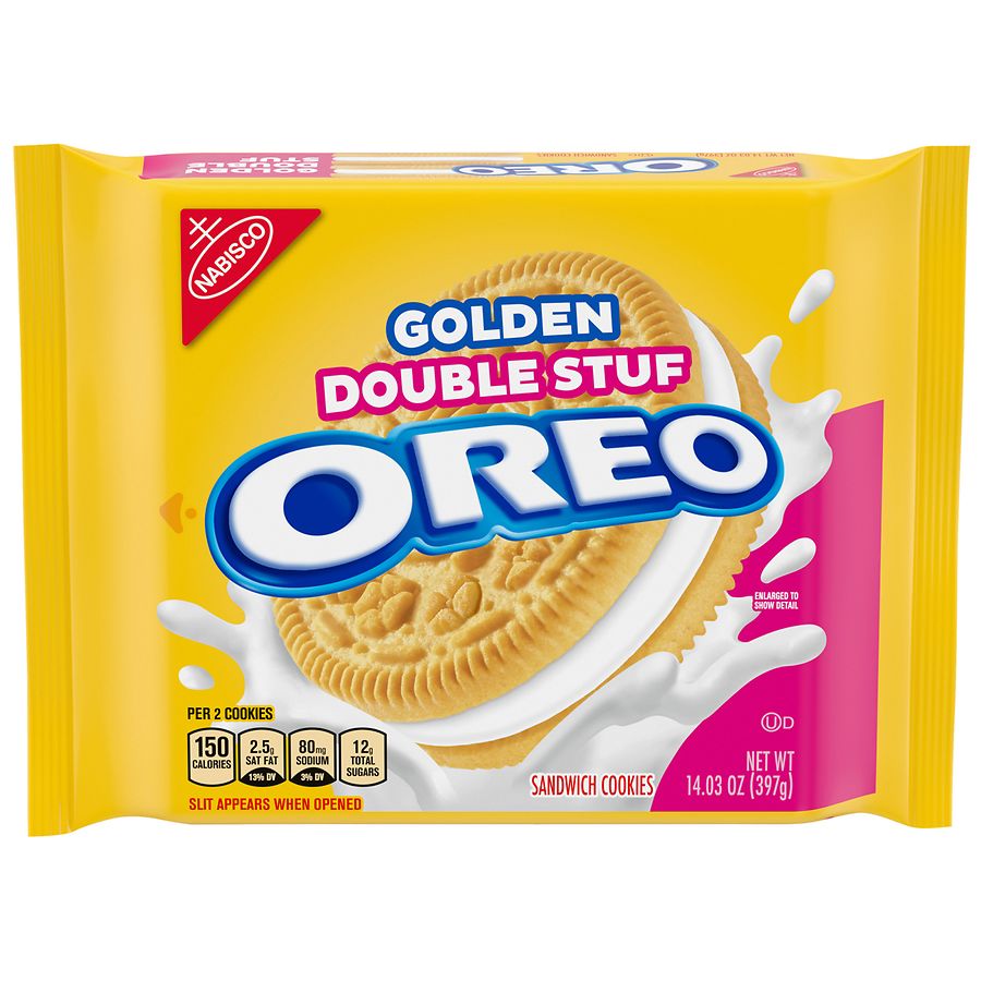 Oreo Double Stuf Sandwich Cookies Golden | Walgreens