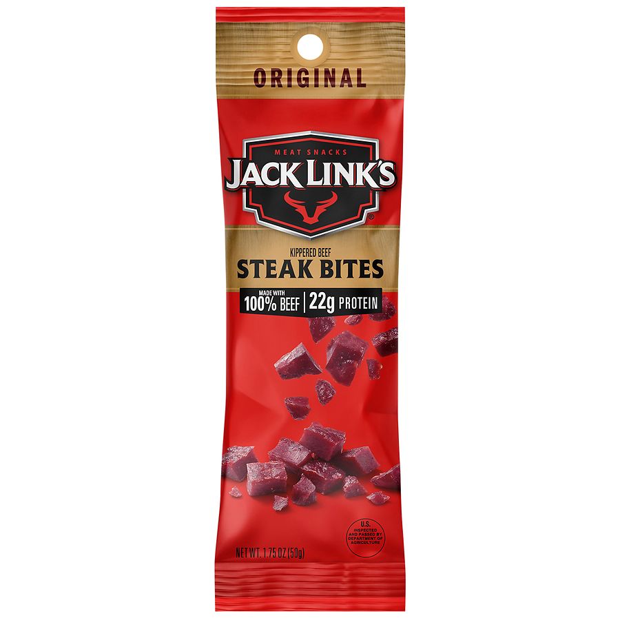 Jack Link's Kippered Beef Steak Bites Original | Walgreens