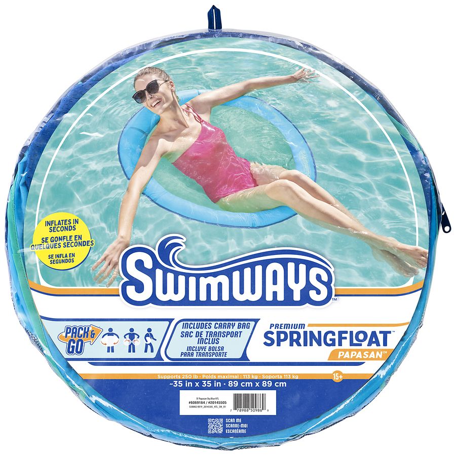 Swimways Papasan Spring Float with Hyper-Flate Valve | Walgreens