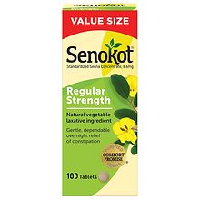 Senokot Regular Strength Natural Vegetable Laxative Tablets | Walgreens