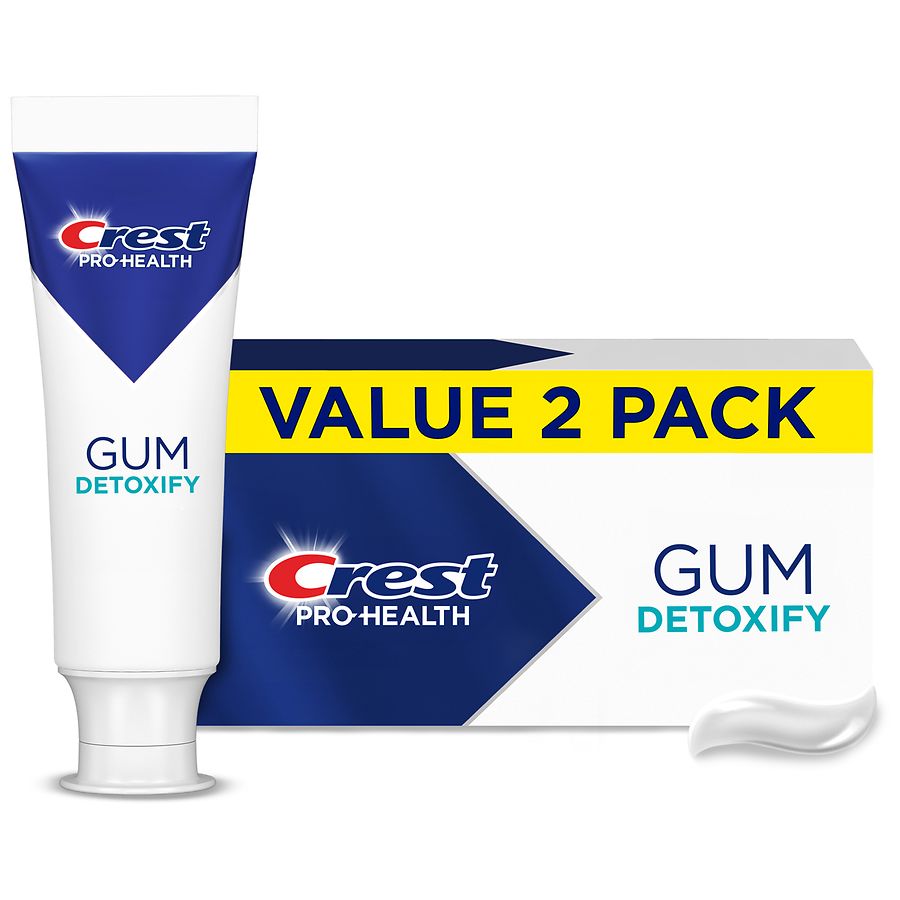 Crest Pro-Health Gum Detoxify Toothpaste, Anticavity, Antibacterial ...