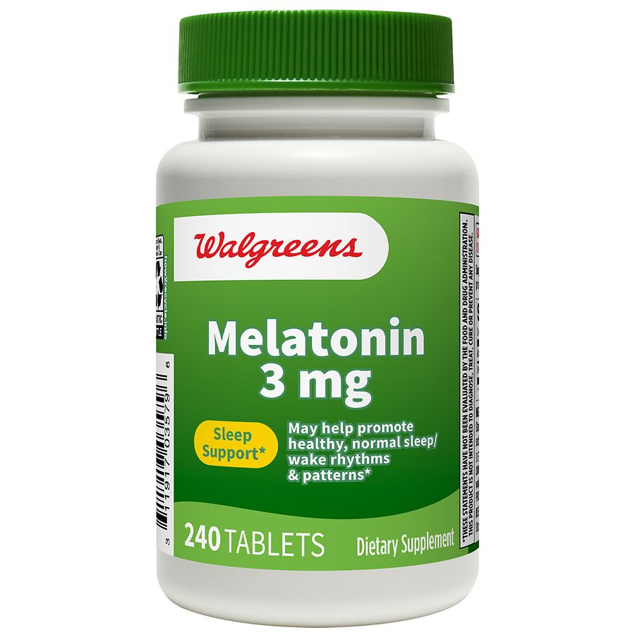 Walgreens Melatonin 3mg Tablets | Walgreens