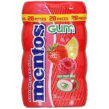 Mentos Sugar Free Gum Red Fruit Lime | Walgreens