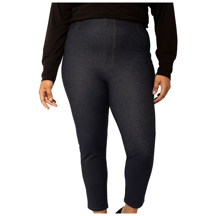 West Loop Denim Legging Black, Black | Walgreens