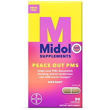 Midol Supplements Peace Out PMS | Walgreens