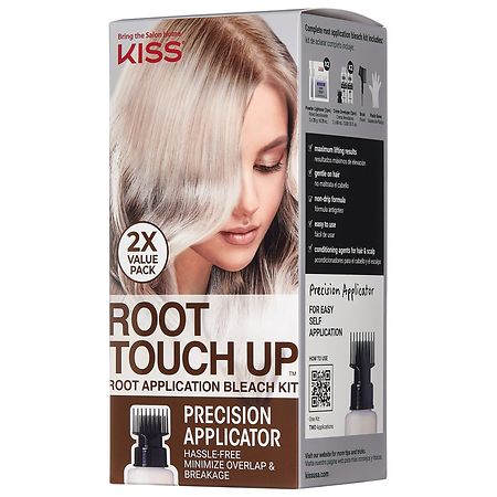 Kiss Colors Care Root Touch Up Complete Bleach Application Kit Walgreens
