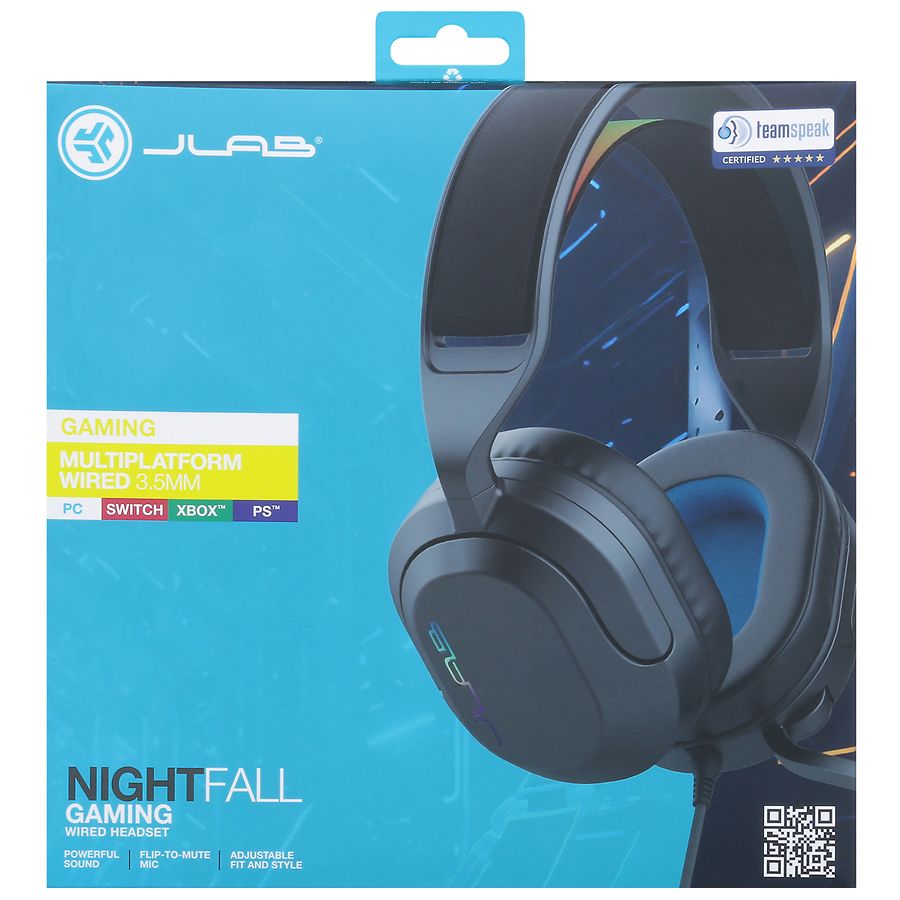 JLab Audio Nightfall Gaming Headset Black | Walgreens