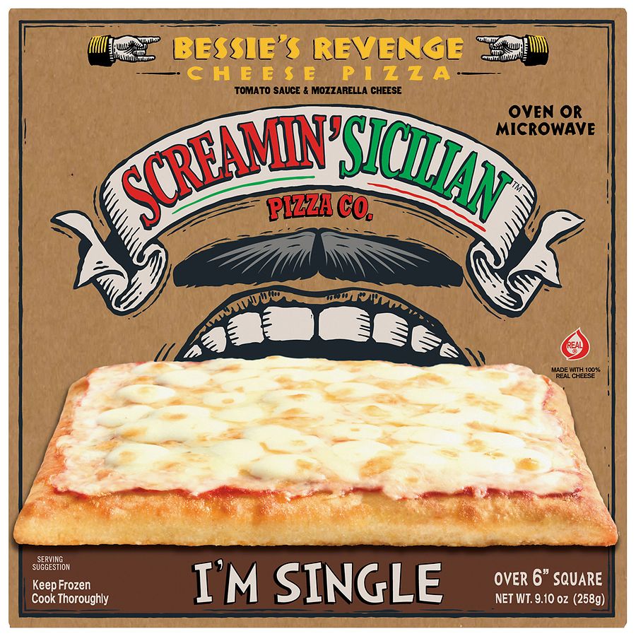 Screamin' Sicilian Pizza Co. I'm Single Pizza Bessie's Revenge Cheese ...